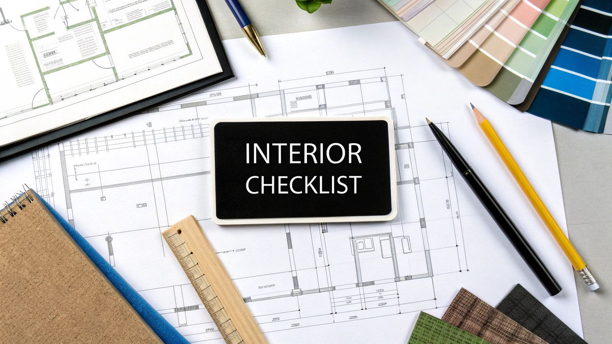 The Ultimate Interior Design Process Checklist for 2025 – Maak Home