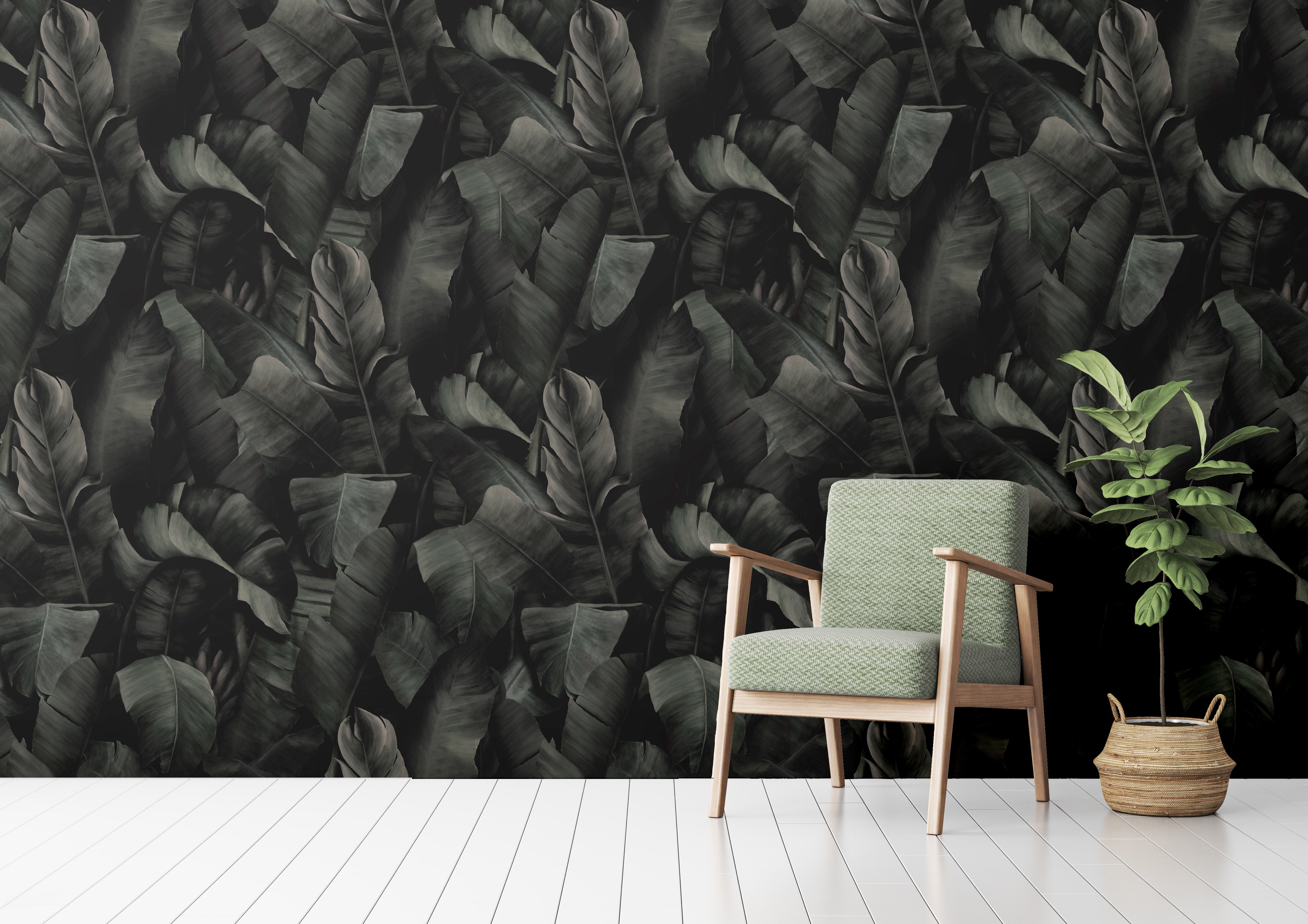Daintree Wallpaper - Shale – Maak Home